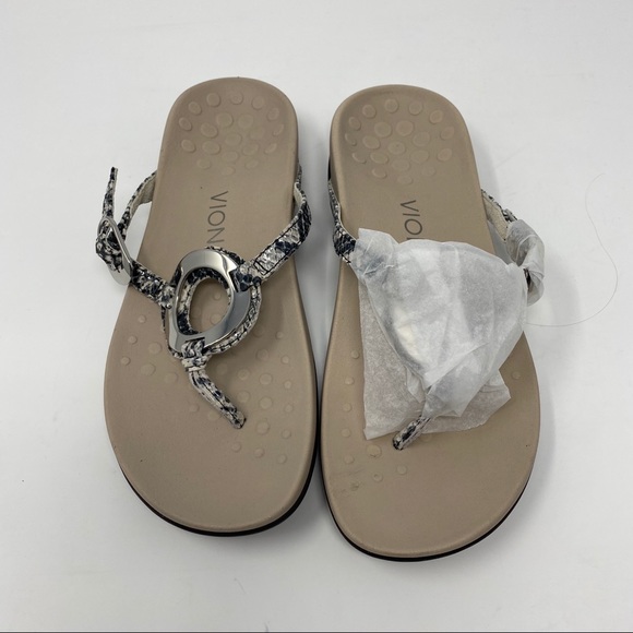 Vionic | Shoes | Vionic Rest Karina Sandals Natural Snake | Poshmark